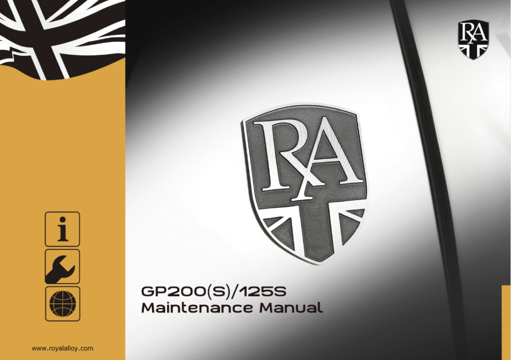 Workshop Manuals – ROYAL ALL0Y 2024